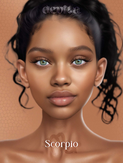 Second Life Marketplace - DEVITA - LELUTKA Evo X skin -Scorpio- BROWNIE